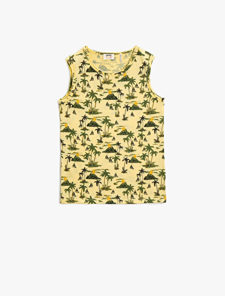 Koton Erkek Çocuk Desenli Atlet