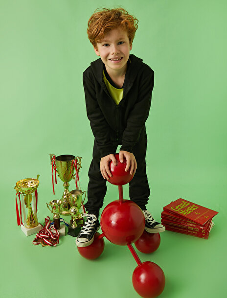 Koton Erkek Çocuk Pamuklu Beli Bağlamı Basic Eşofman Altı