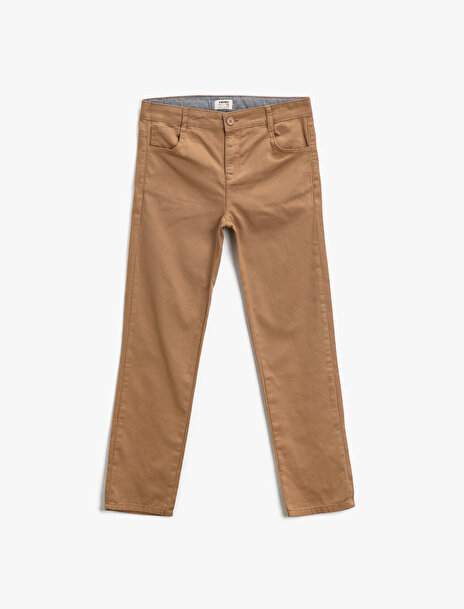 Koton Erkek Çocuk Pamuklu Chino Pantolon