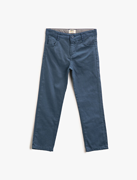 Koton Erkek Çocuk Pamuklu Chino Pantolon