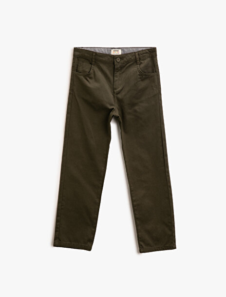 Koton Erkek Çocuk Pamuklu Chino Pantolon