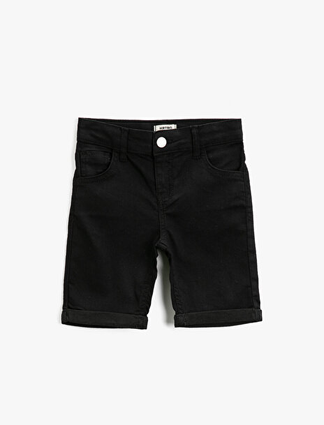 Koton Erkek Çocuk Slim Fit Şort Pamuklu Cepli