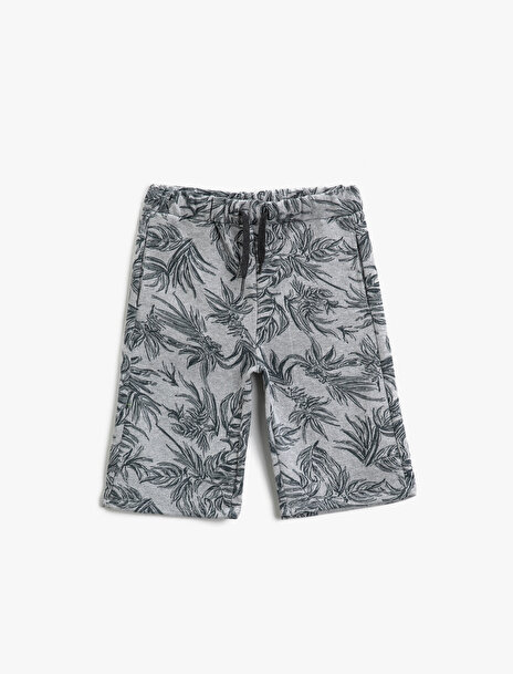 Koton Erkek Çocuk Desenli Sort Beli Baglamali