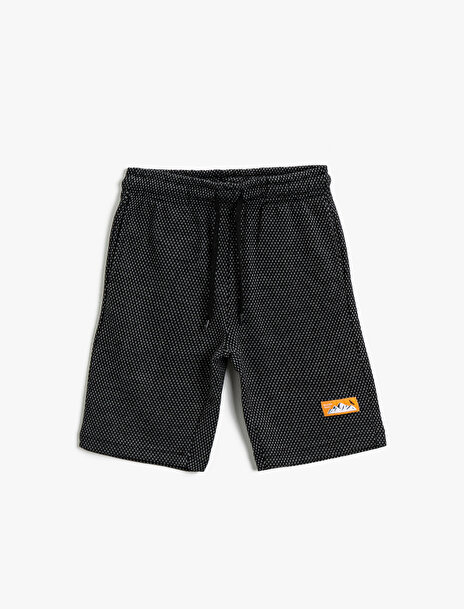 Koton Erkek Çocuk Bağcıklı Şort Logolu