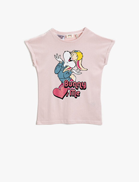 Koton Kız Çocuk Bugs Bunny Tişört Lisanslı Pamuklu