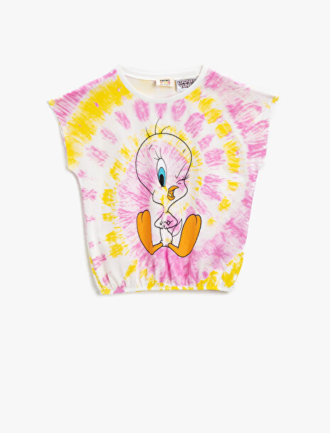 Koton Kız Çocuk Tweety Tişört Lisanslı Pamuklu