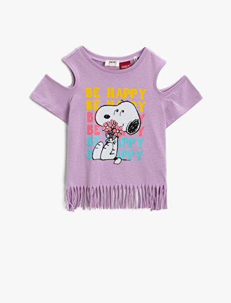 Koton Kız Çocuk Snoopy Tişört Lisanslı Pamuklu Pencere Detaylı Koton Kız Çocuk Snoopy Tişört Lisanslı Pamuklu Pencere Detaylı
