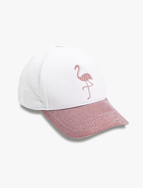 Koton Kız Çocuk Renk Bloklu Kep Şapka