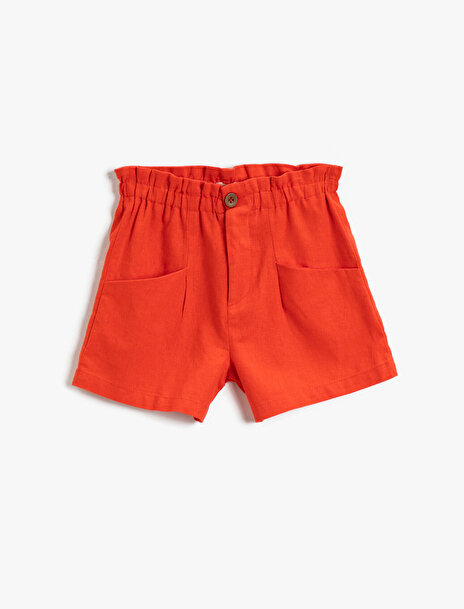 Koton Kız Çocuk Keten Şort