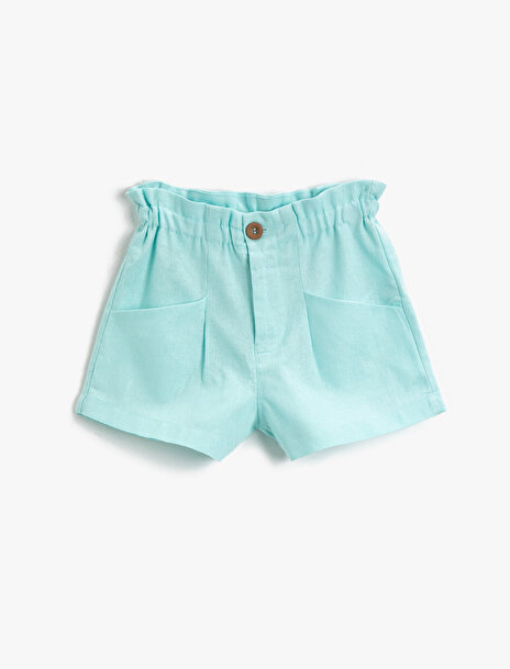 Koton Kız Çocuk Keten Şort