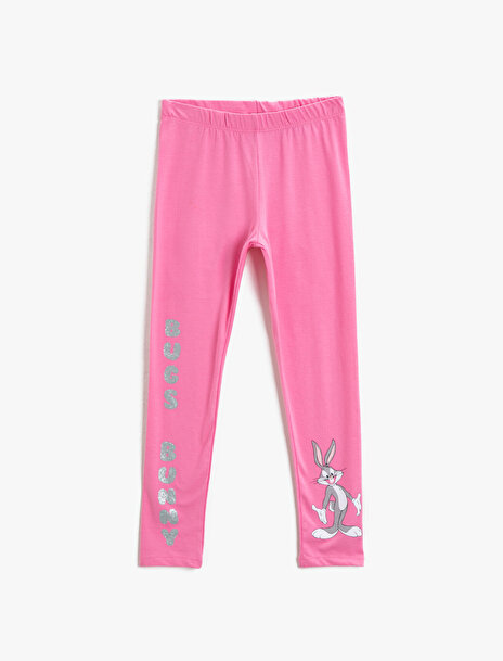 Koton Kız Çocuk Bugs Bunny Tayt Lisanslı Baskılı