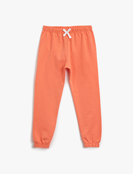 Koton Kız Çocuk Pamuklu Beli Lastikli Basic Eşofman Altı