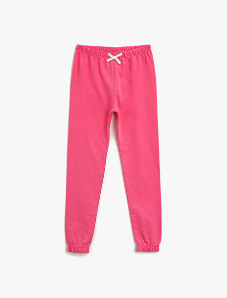 Koton Kız Çocuk Pamuklu Beli Lastikli Basic Eşofman Altı