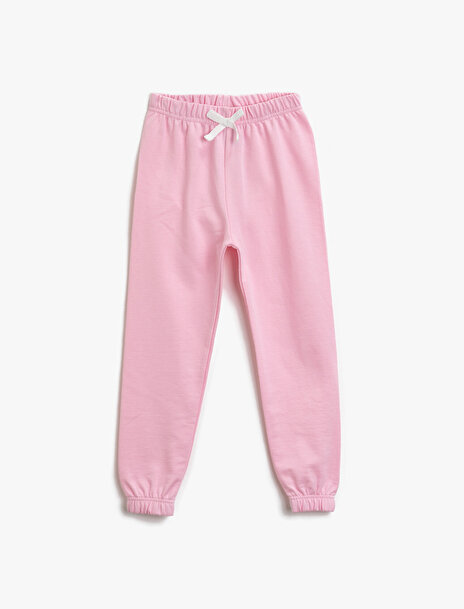 Koton Kız Çocuk Pamuklu Beli Lastikli Basic Eşofman Altı