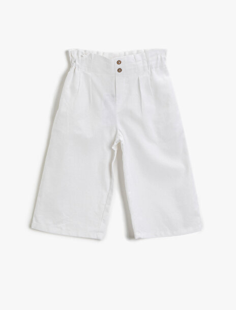 Koton Kız Çocuk Keten Pantolon