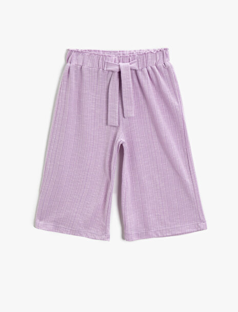 Koton Kız Çocuk Bol Kesim Pantolon Bol Paça Beli Bağlamalı