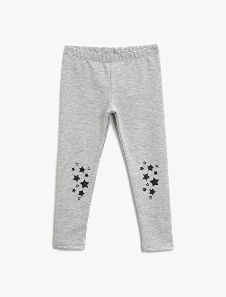 Koton Kız Çocuk Baskılı Pamuklu Tayt