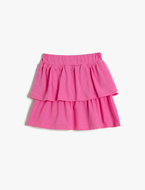 Koton Kız Çocuk Katlı Etek Pamuklu