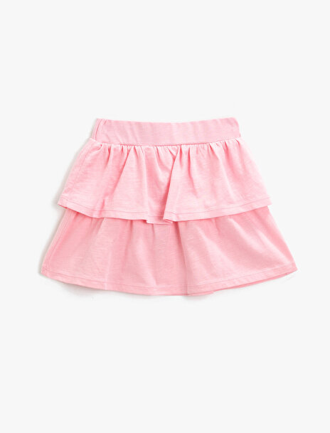 Koton Kız Çocuk Katlı Etek Pamuklu