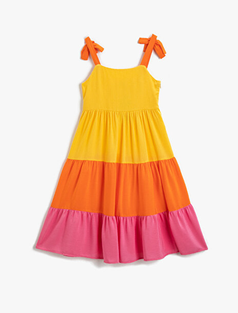 Koton Kız Çocuk Yazlık Elbise Askılı