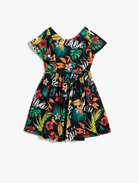 Koton Kız Çocuk Çiçekli Yazlık Elbise