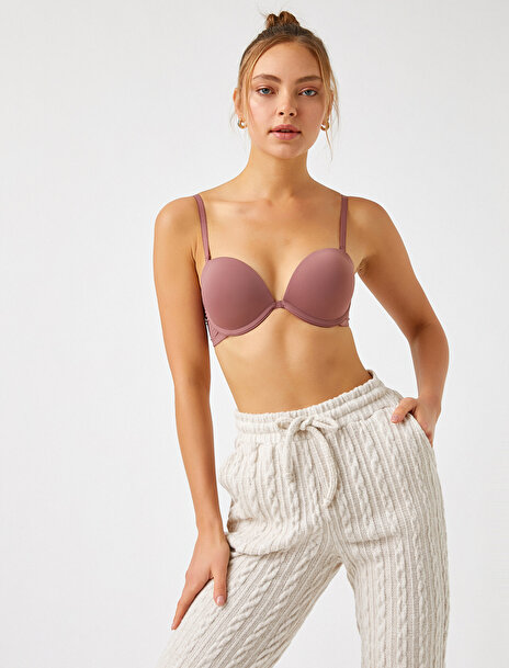 Koton Kadın Microfiber Strapless Maximizer Sütyen