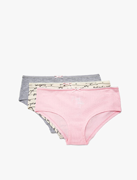 Koton Kadın Hipster Külot 3'lü Set Pamuklu