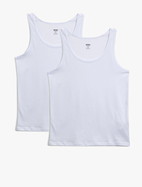 Koton Erkek 2'li Erkek Atlet Seti Pamuklu Koton Erkek 2'li Erkek Atlet Seti Pamuklu