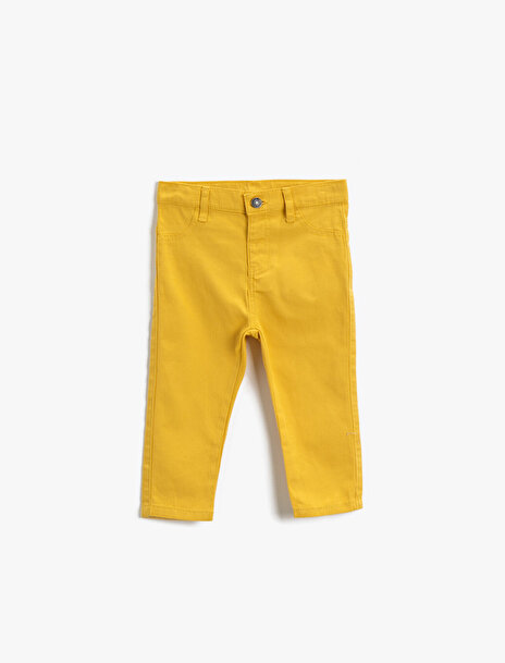 Koton Erkek Çocuk Basic Pantolon Pamuklu Cepli