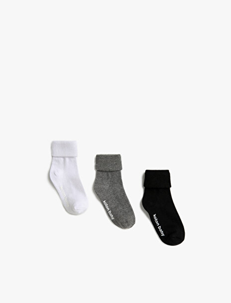 Koton Erkek Çocuk Erkek Bebek Basic Çorap Seti Pamuklu Koton Erkek Çocuk Erkek Bebek Basic Çorap Seti Pamuklu