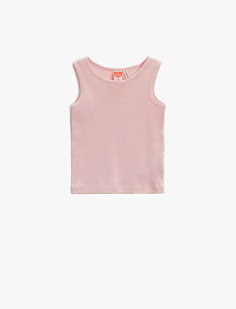 Koton Kız Çocuk Pamuklu Atlet Fitilli