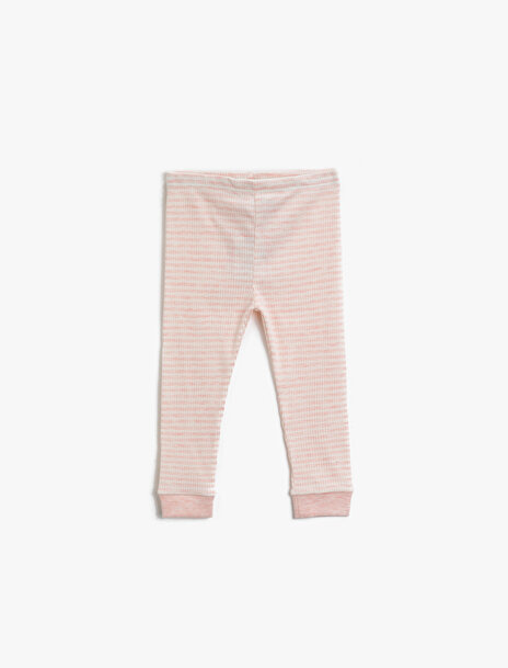 Koton Kız Çocuk Çizgili Pamuklu Normal Bel Tayt Koton Kız Çocuk Çizgili Pamuklu Normal Bel Tayt