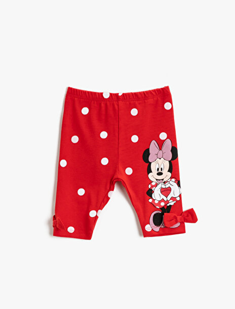 Koton Kız Çocuk Minnie Mouse Baskılı Puantiyeli Fiyonklu Tayt Pamuklu Lisanslı Koton Kız Çocuk Minnie Mouse Baskılı Puantiyeli Fiyonklu Tayt Pamuklu Lisanslı