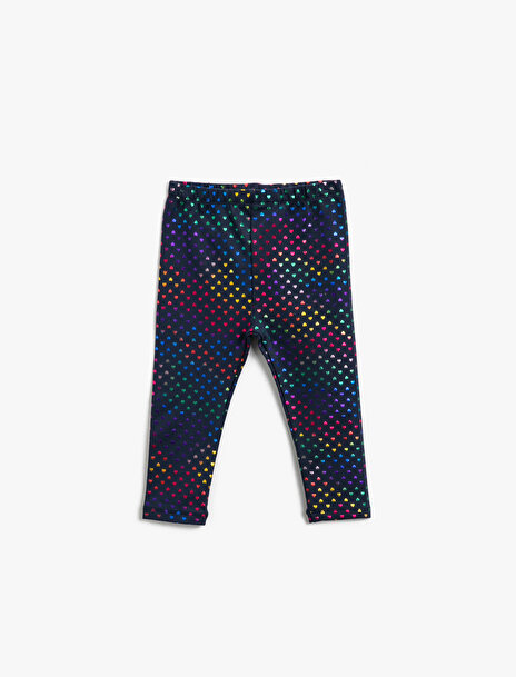 Koton Kız Çocuk Pamuklu Normal Bel Baskılı Tayt Koton Kız Çocuk Pamuklu Normal Bel Baskılı Tayt