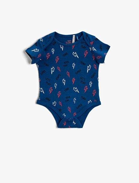 Koton Erkek Çocuk Desenli Zıbın Pamuklu