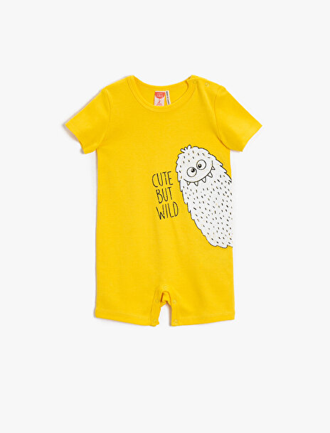 Koton Erkek Çocuk Baskılı Tulum Pamuklu
