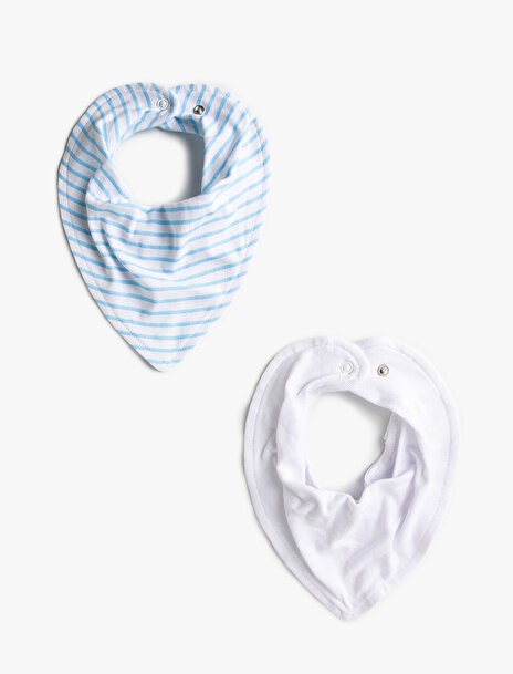 Koton Erkek Çocuk Önlük Seti Pamuklu Çıtçıtlı