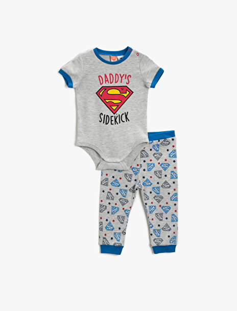 Koton Erkek Çocuk Superman Takım Lisanslı Pamuklu
