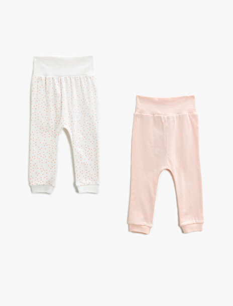 Koton Kız Çocuk Jogger Eşofman Altı Takım Pamuklu