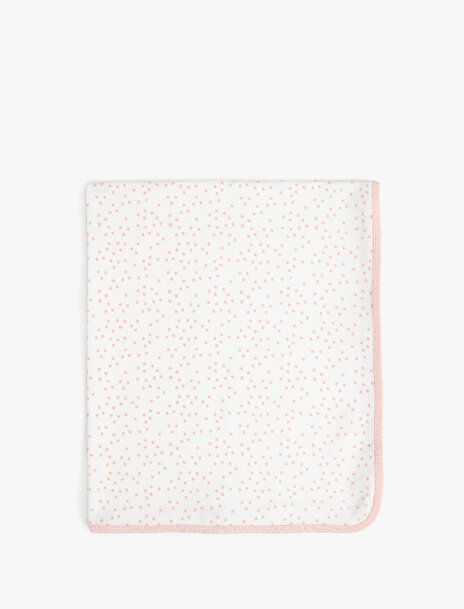 Koton Kız Çocuk Puantiyeli Bebek Battaniyesi Pamuklu