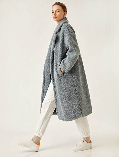 Koton Kadın Pelüş Kaban