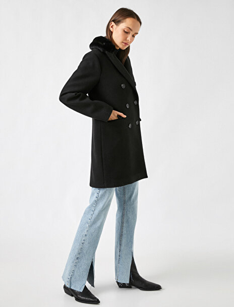 Koton Kadın Kaşe Uzun Kaban