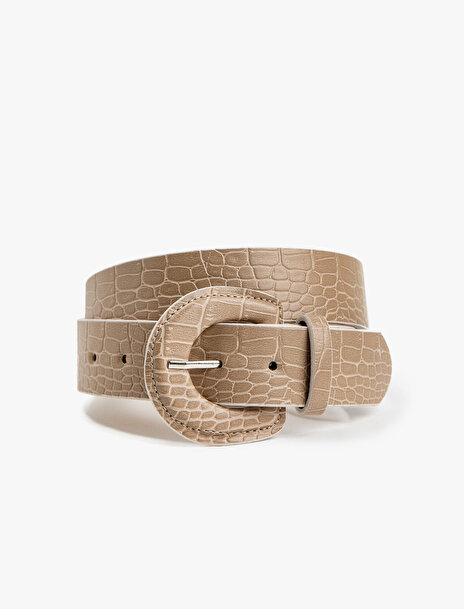 Koton Kadın Deri Görünümlü Kemer Tokalı