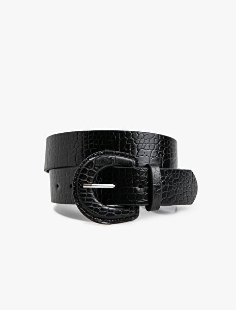 Koton Kadın Deri Görünümlü Kemer Tokalı