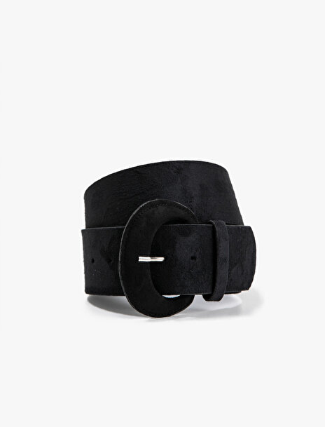 Koton Kadın Süet Görünümlü Kemer