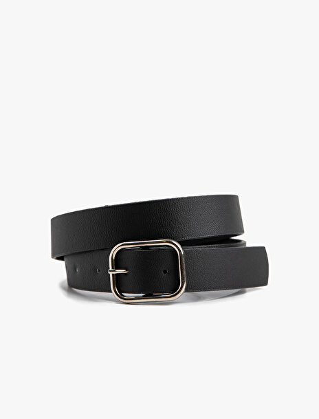 Koton Kadın Deri Görünümlü Kemer Tokalı