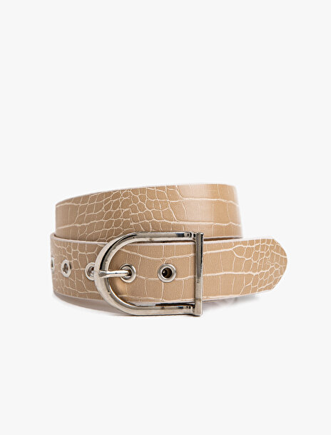 Koton Kadın Deri Görünümlü Kemer Tokalı