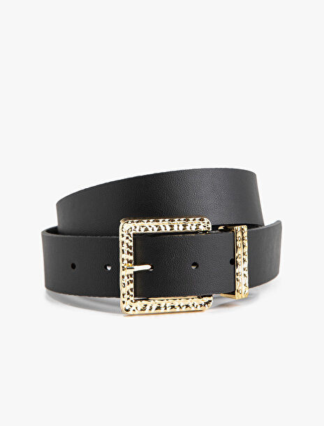 Koton Kadın Deri Görünümlü Kemer Tokalı