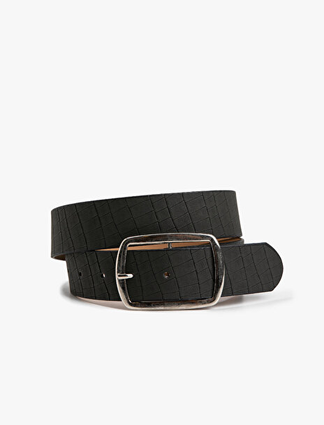 Koton Kadın Deri Görünümlü Kemer Tokalı