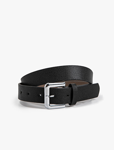 Koton Kadın Deri Görünümlü Kemer Tokalı